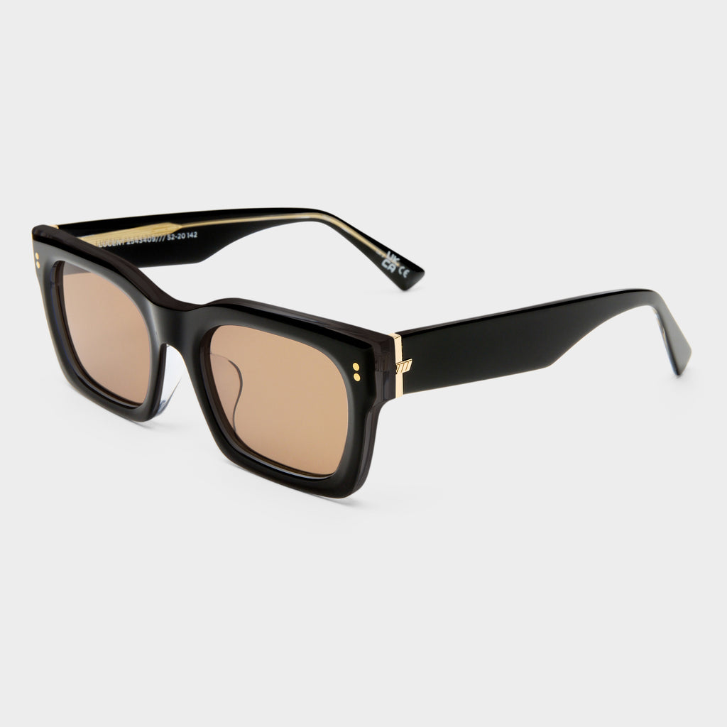 Lucent Black Uni Sex D Frame Sunglasses Le Specs