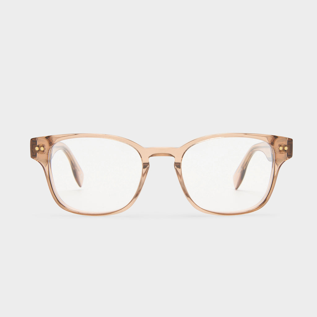 Refraction Walnut Uni-Sex Square Optical Frames | Le Specs