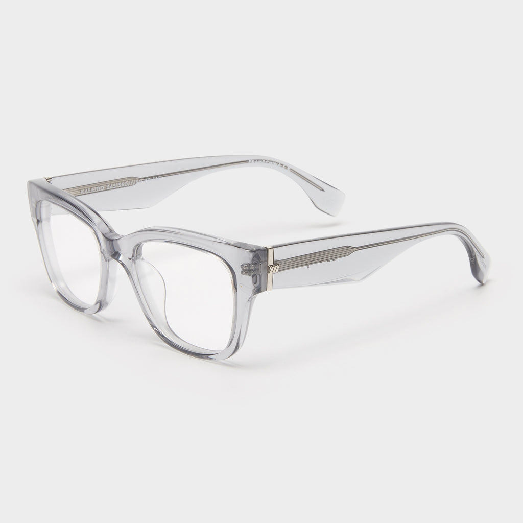 Kaleido 50 Smoke Uni-Sex Square Optical Frames | Le Specs