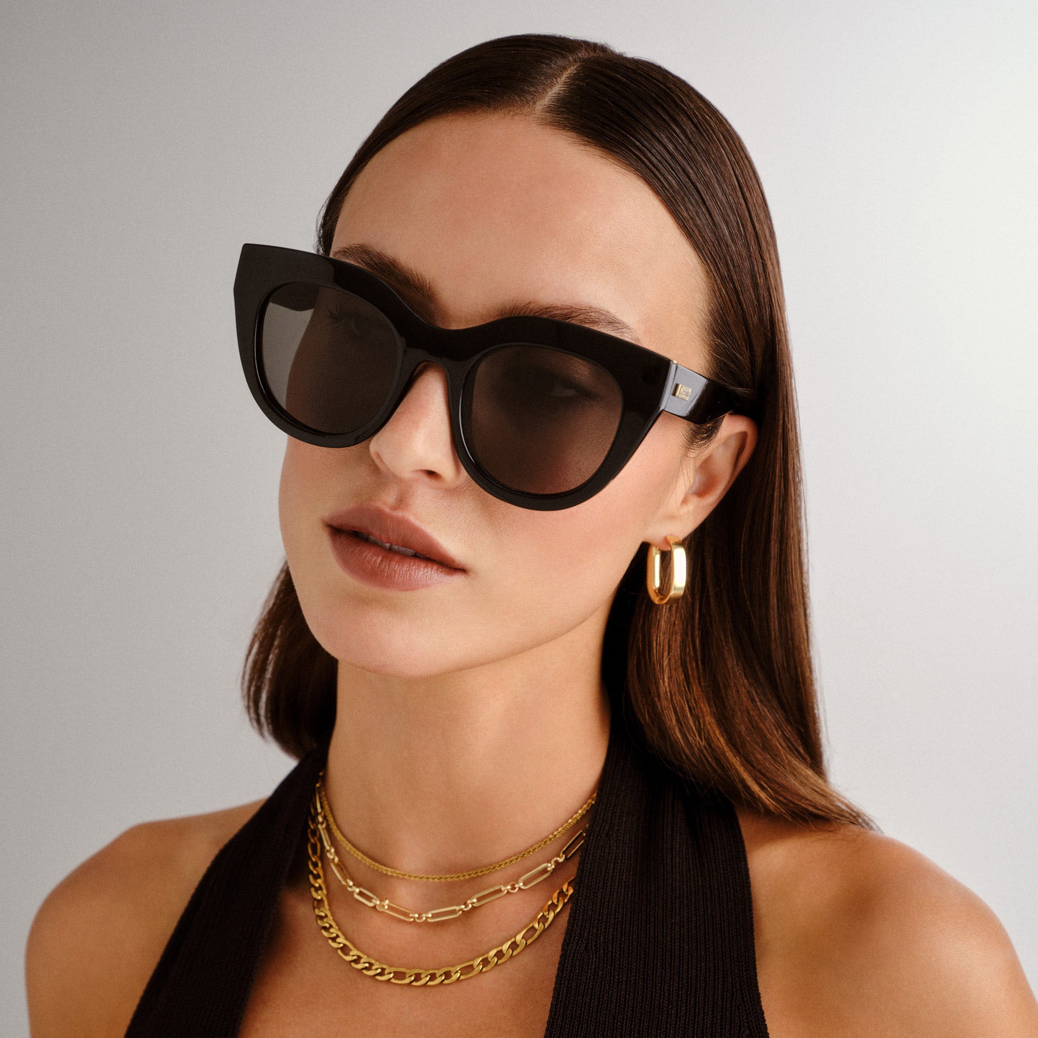 Airy Canary Ii Cookie Tort Female Cat-Eye Sunglasses | Le Specs