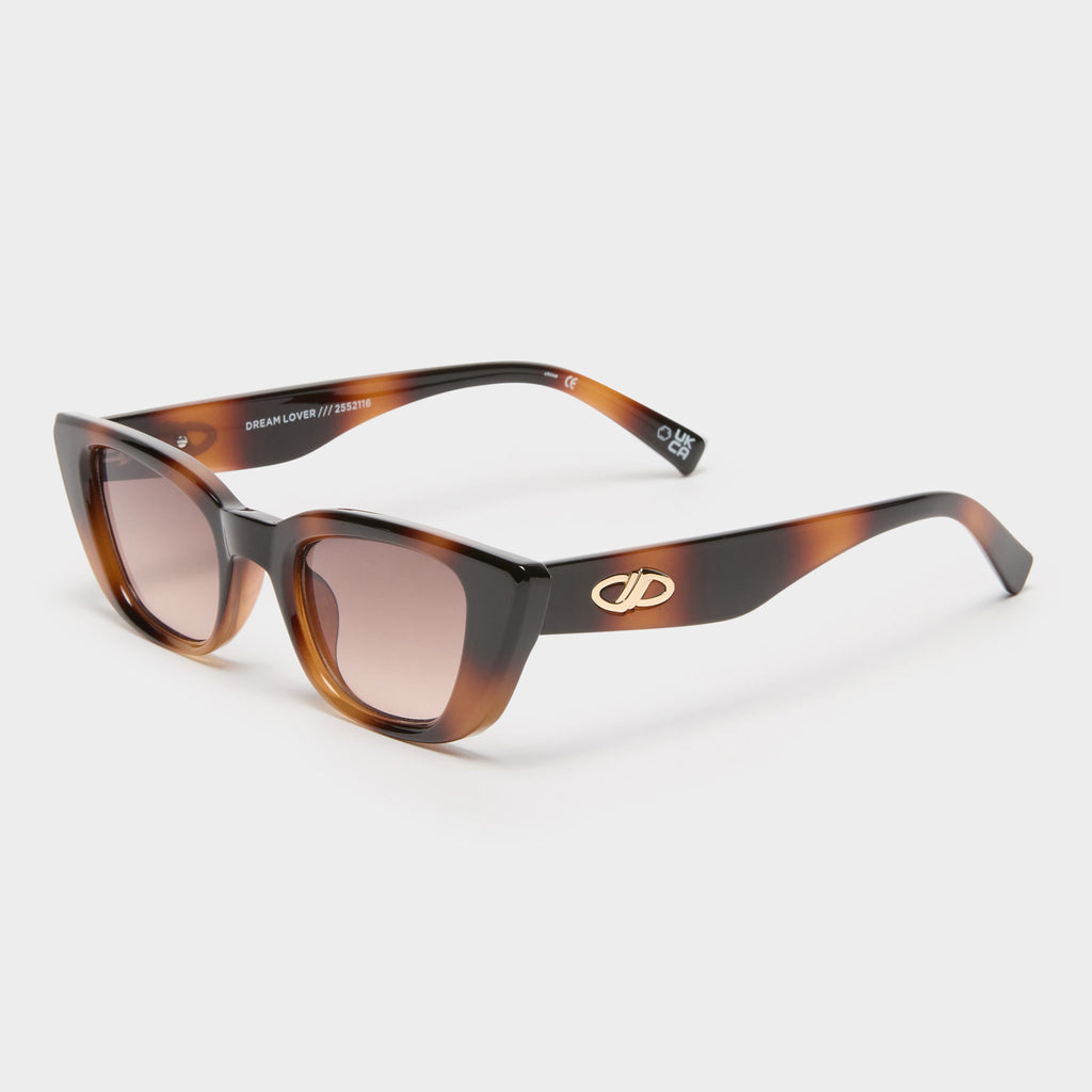 Dream Lover Dark Tort Female Cat Eye Sunglasses Le Specs
