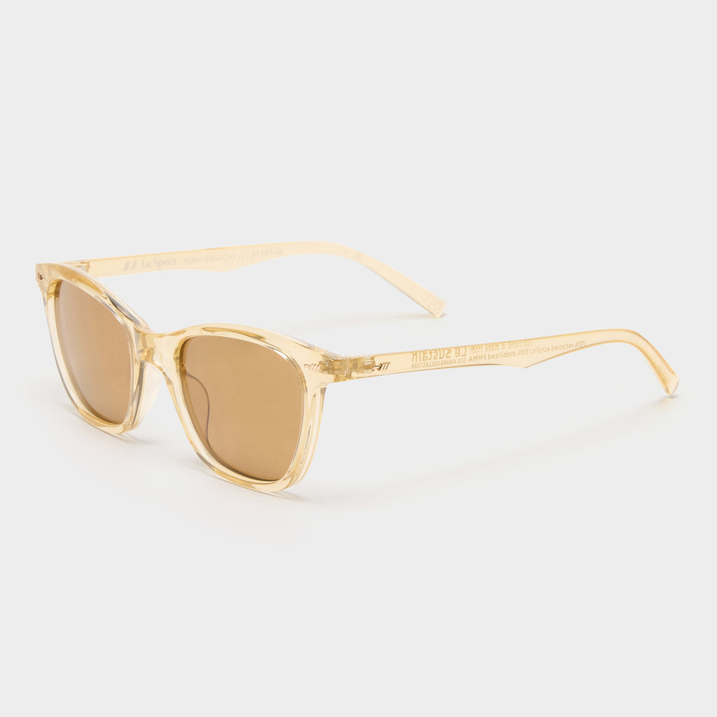 Nonsensical Blonde Uni-Sex D-Frame Sunglasses | Le Specs